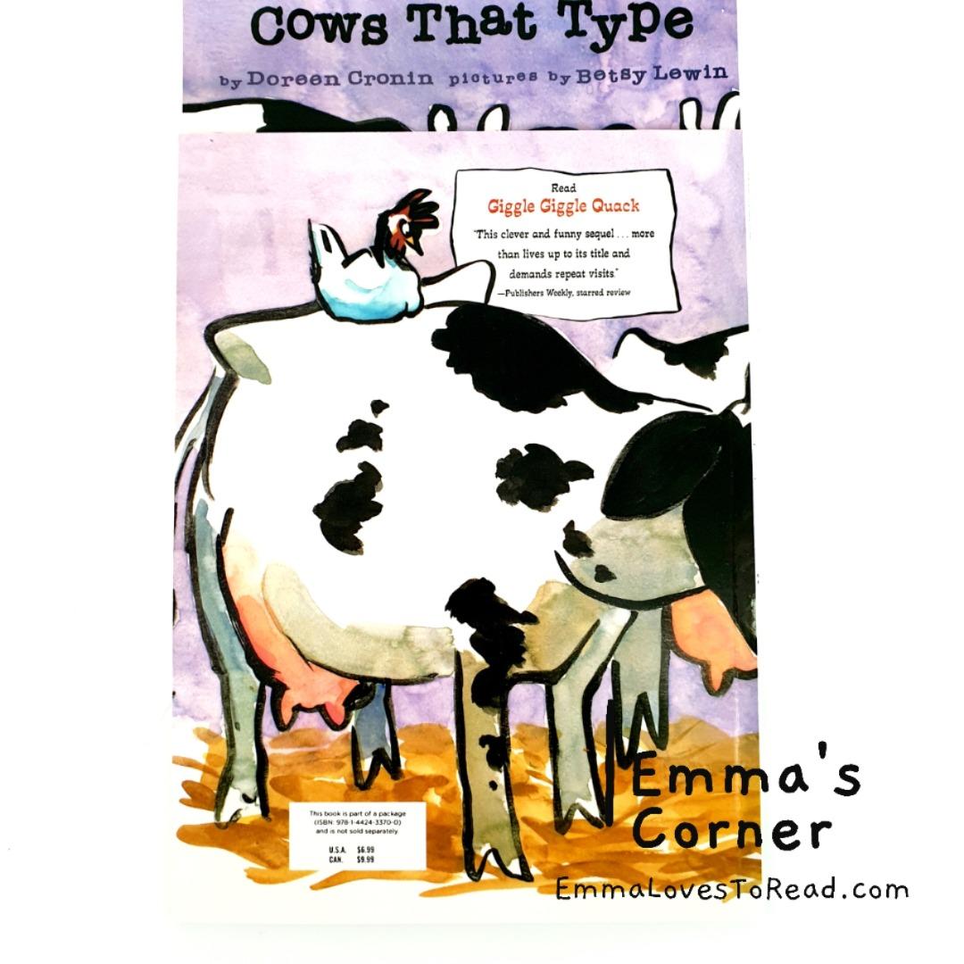 Click, Clack, Moo Cows that Type by Doreen Cronin PB, Hobbies & Toys ...