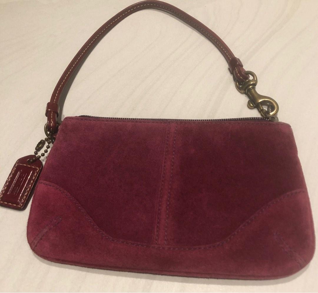Coach velvet wristlets $175, Women's Fashion, Bags & Wallets, Purses ...