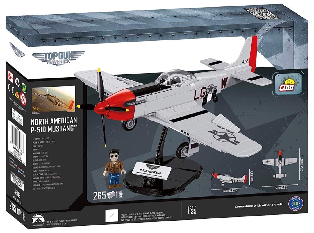 COBI Top Gun : Maverick Mustang P-51D (Lego Compatible), Hobbies & Toys ...
