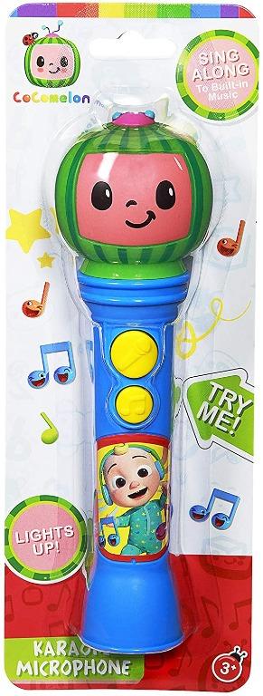 Cocomelon Toy Microphone for Kids, Musical Toy for Toddlers with Built ...