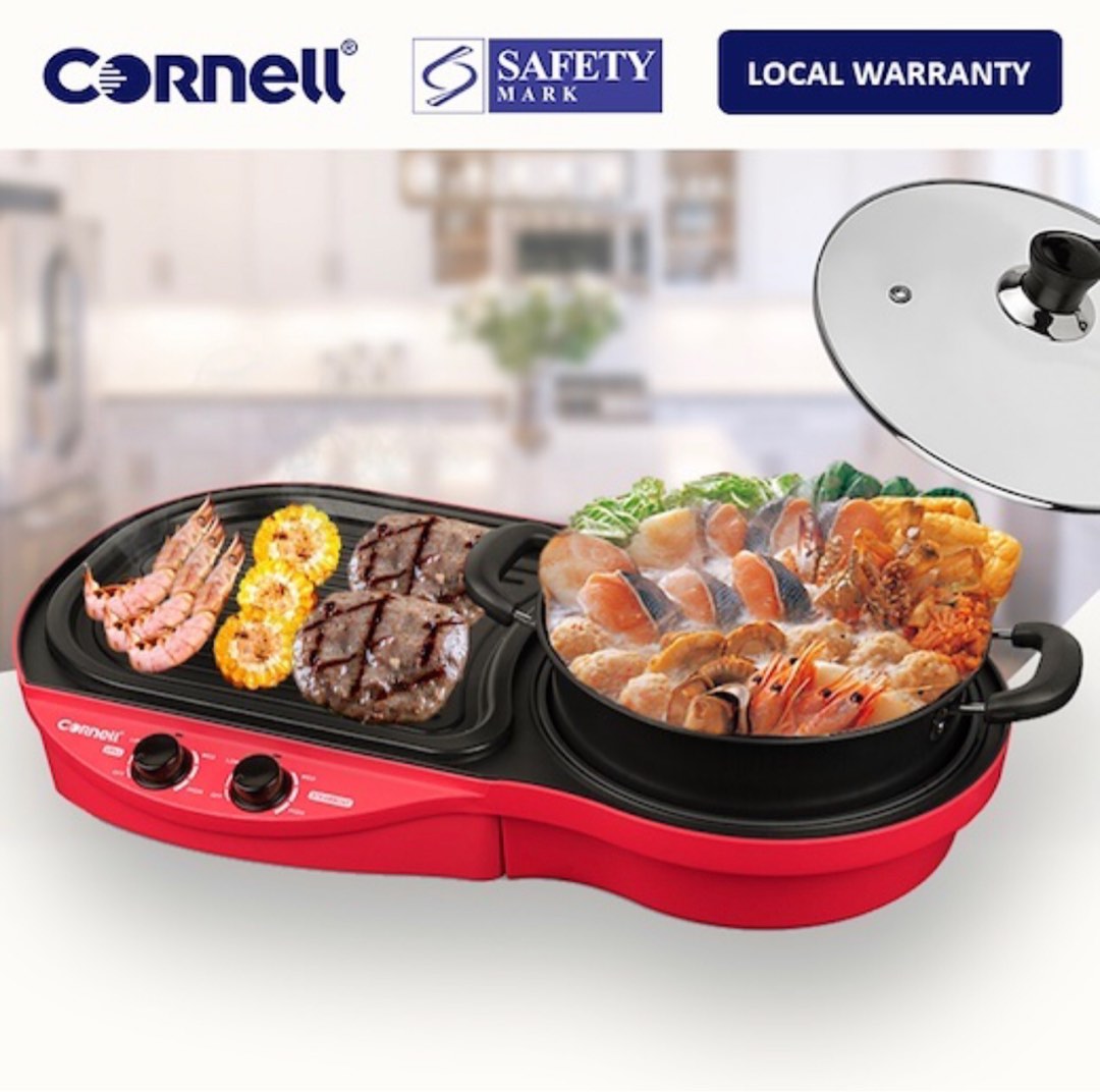 Cornell Table Top Grill with Hotpot, TV & Home Appliances, Kitchen ...