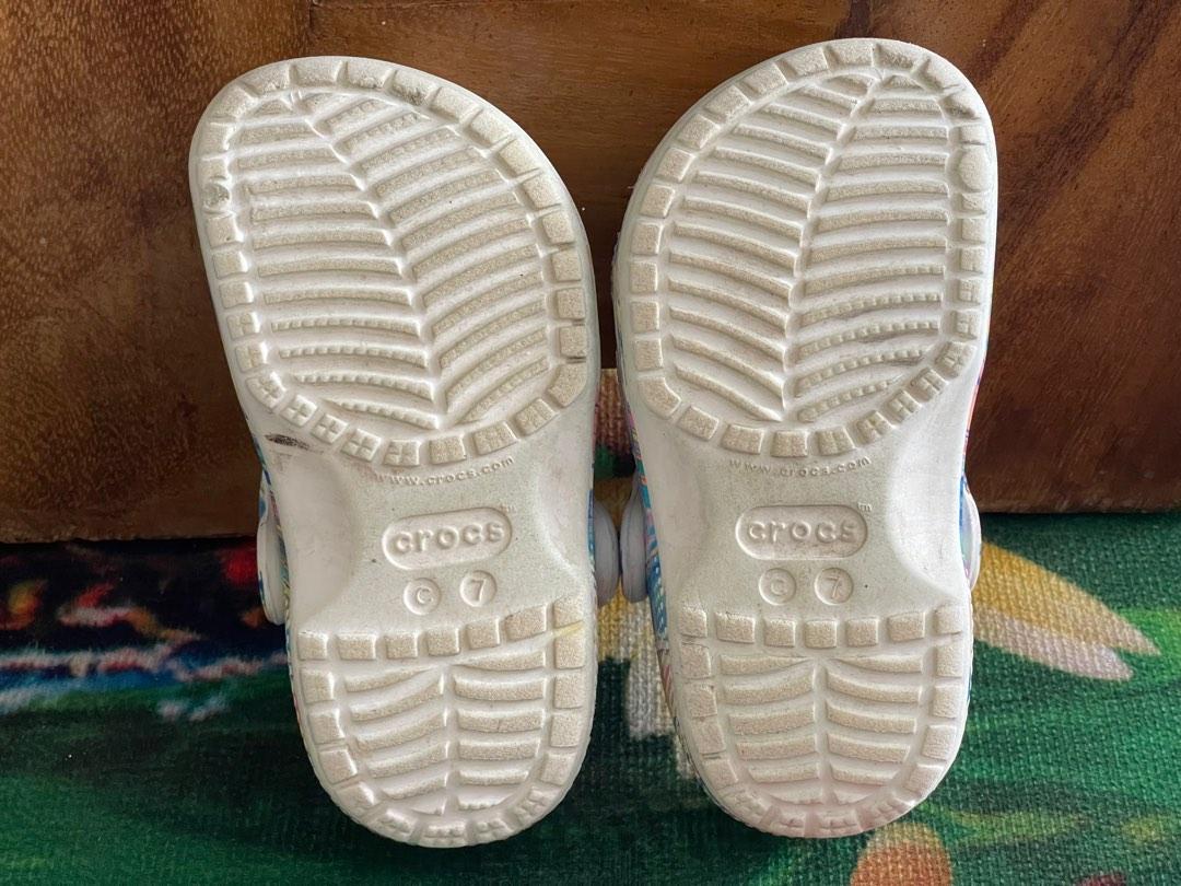 Crocs Rainbow Size C7, Babies & Kids, Babies & Kids Fashion on Carousell