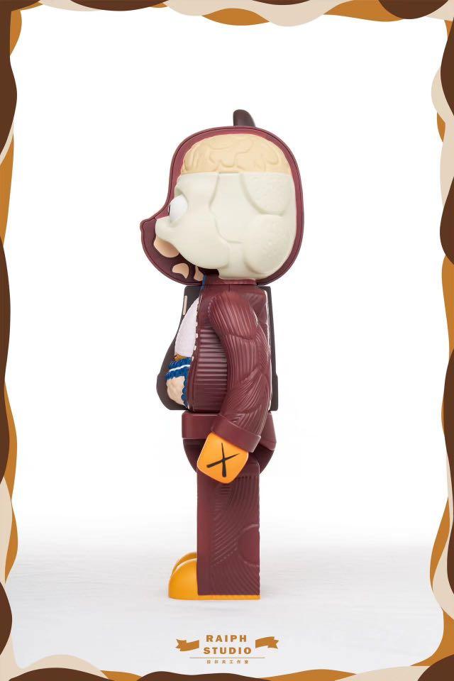 CUSTOM Monkey dissected 400% bearbrick be@rbrick, Hobbies & Toys, Toys ...