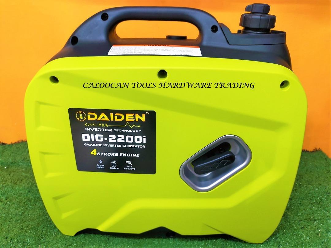DAIDEN Japan Gasoline Inverter Generator (DIG-1000i) (DIG-2200i) (DIG ...