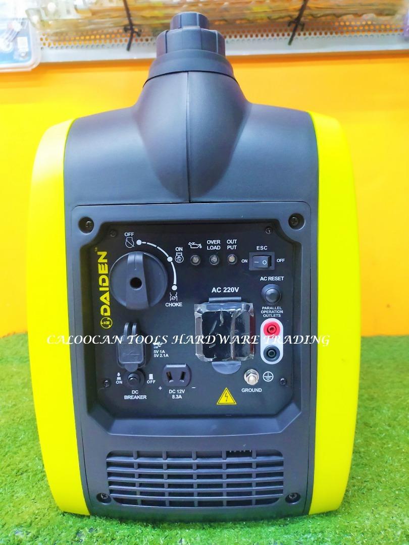 DAIDEN Japan Gasoline Inverter Generator (DIG-1000i) (DIG-2200i) (DIG ...
