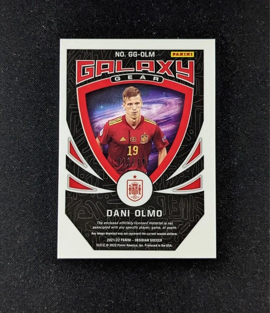 Dani Olmo #/149 Panini Obsidian Galaxy Gear Patch : Spain National Team World Cup Card, Hobbies ...
