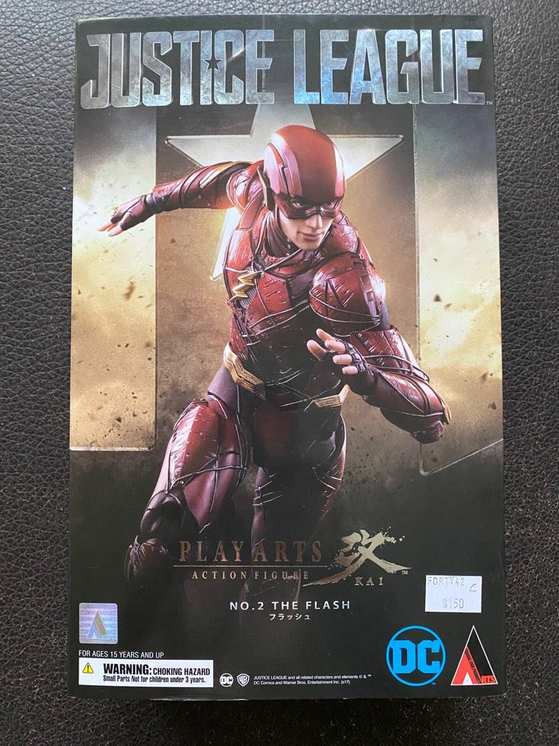 DC Square Enix Play Arts Kai Justice League The Flash Action Figure ...
