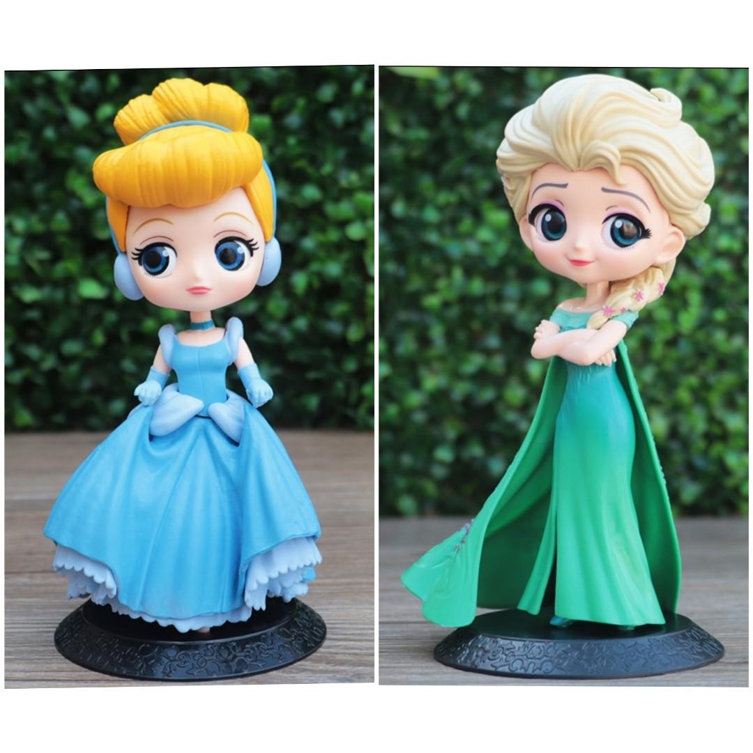 Disney Princess Cinderella Frozen Elsa Figurine Toy Happy birthday ...