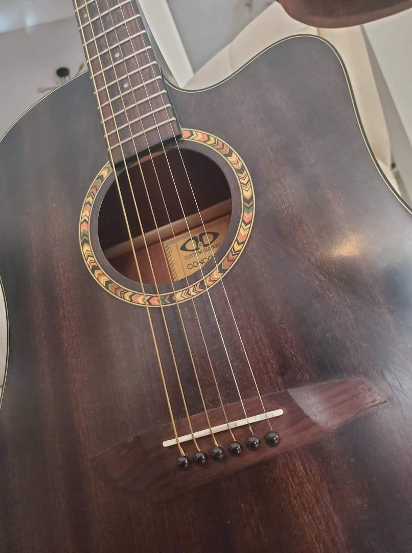 DND Custom Acoustic Guitar, Hobbies & Toys, Music & Media, Musical ...