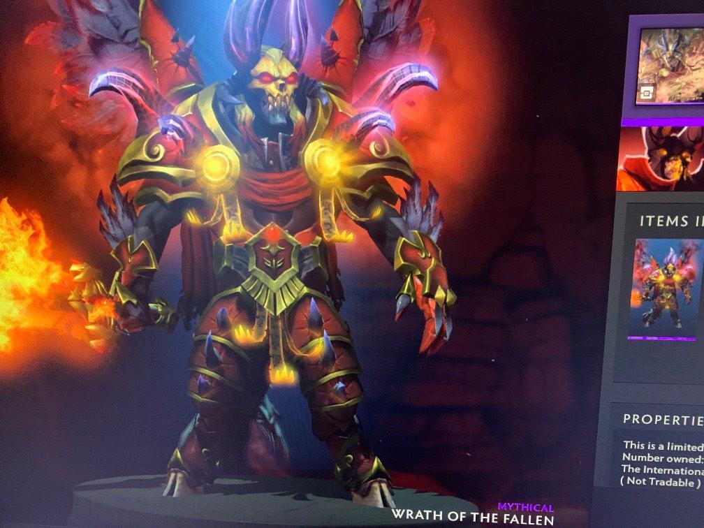 Dota2 TI10 2021 cache doom wrath of the fallen, Video Gaming, Gaming Accessories, In-Game ...