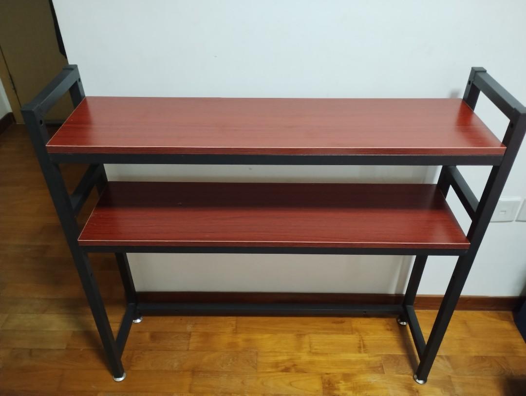 Double Layer Book Shelf, Furniture & Home Living, Furniture, Shelves ...
