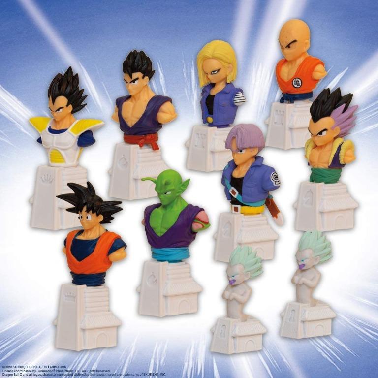 Dragon Ball Z Collector's Chess Set | Custom Sculpted Chess Pieces DBZ ...