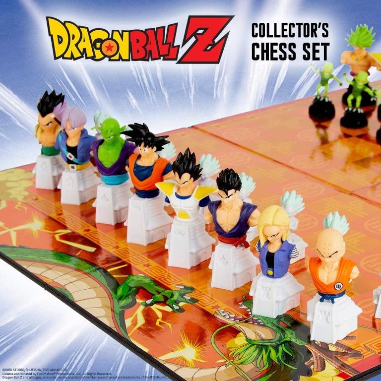 Dragon Ball Z Collector's Chess Set | Custom Sculpted Chess Pieces DBZ ...