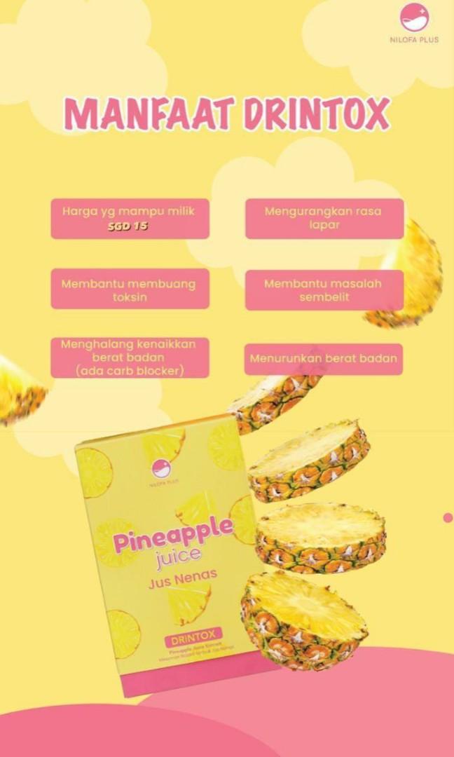 Drintox by Neelofa, Food & Drinks, Beverages on Carousell
