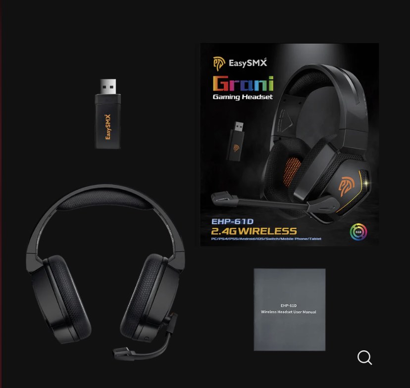 EASYSMX Grani C07W Gaming Captain Headset, Audio, Headphones & Headsets ...