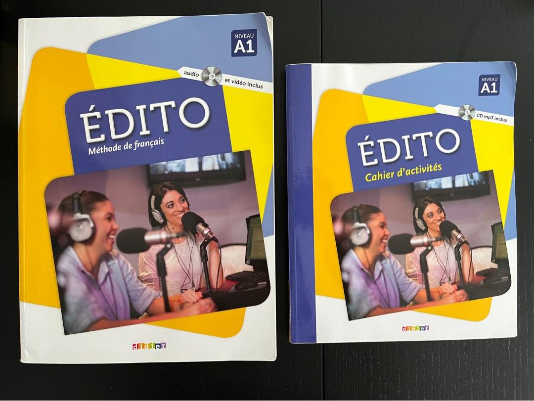 Edito A1 French Textbook And Workbook Hobbies Toys Books Edito A1 French Textbook And Workbook Hobbies Toys Books
