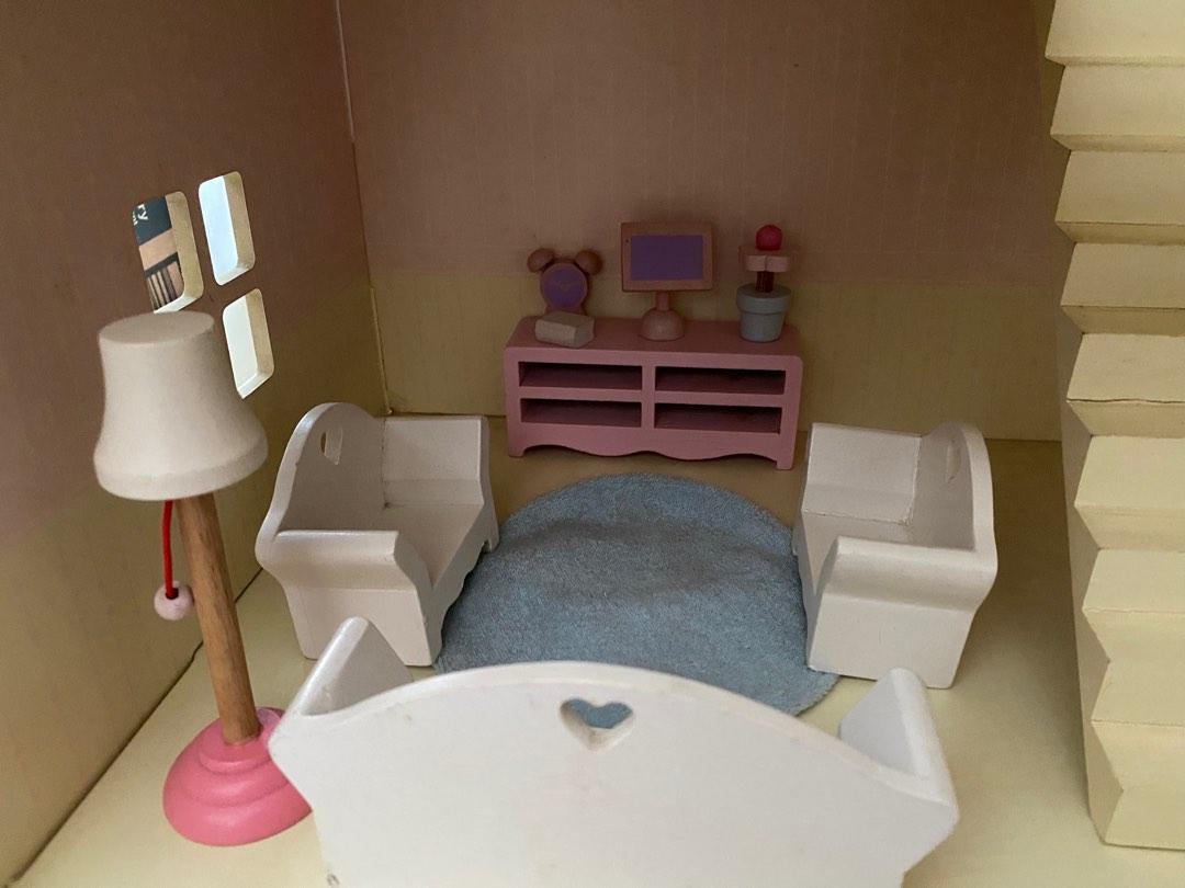 ELC Doll House Wooden with furniture, Hobbies & Toys, Toys & Games on ...
