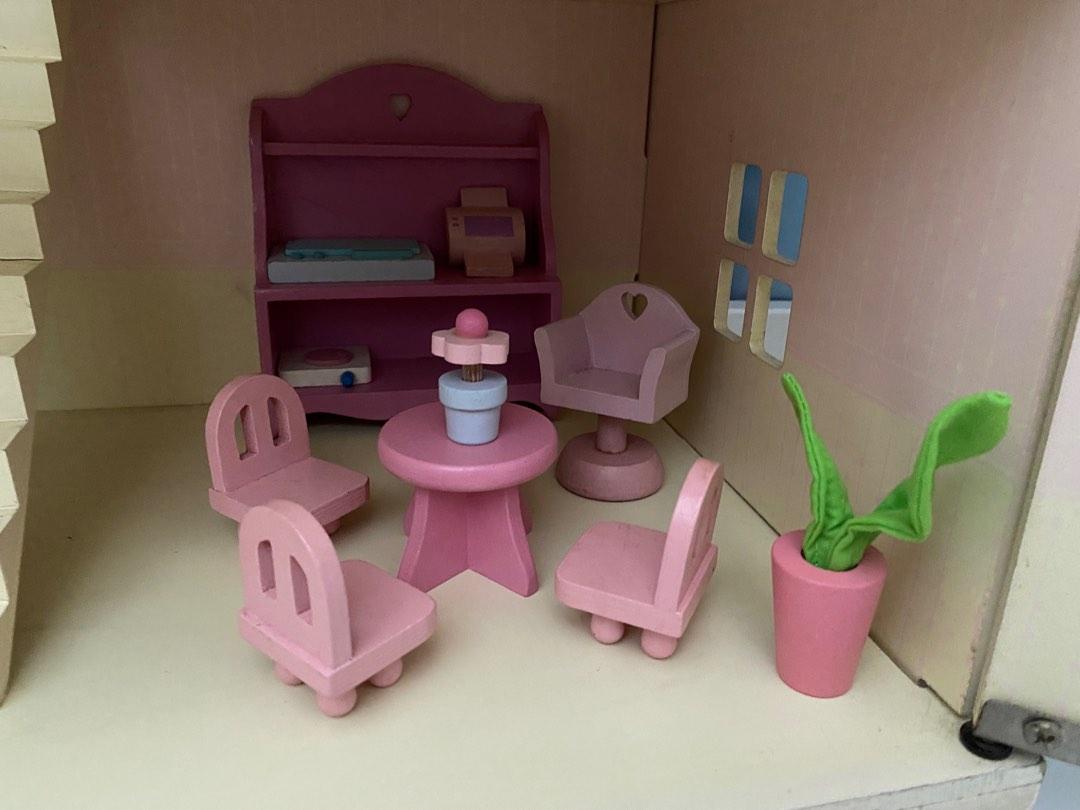 ELC Doll House Wooden with furniture, Hobbies & Toys, Toys & Games on ...
