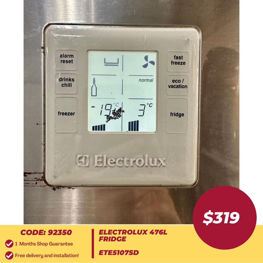 ELECTROLUX 476L Fridge ETE5107SD (92350), TV & Home Appliances, Kitchen ...