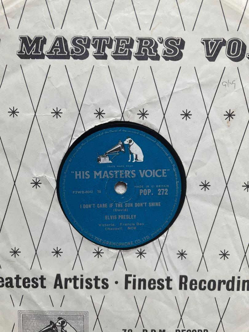Elvis Presley - Blue Moon - 78 rpm, Hobbies & Toys, Music & Media ...
