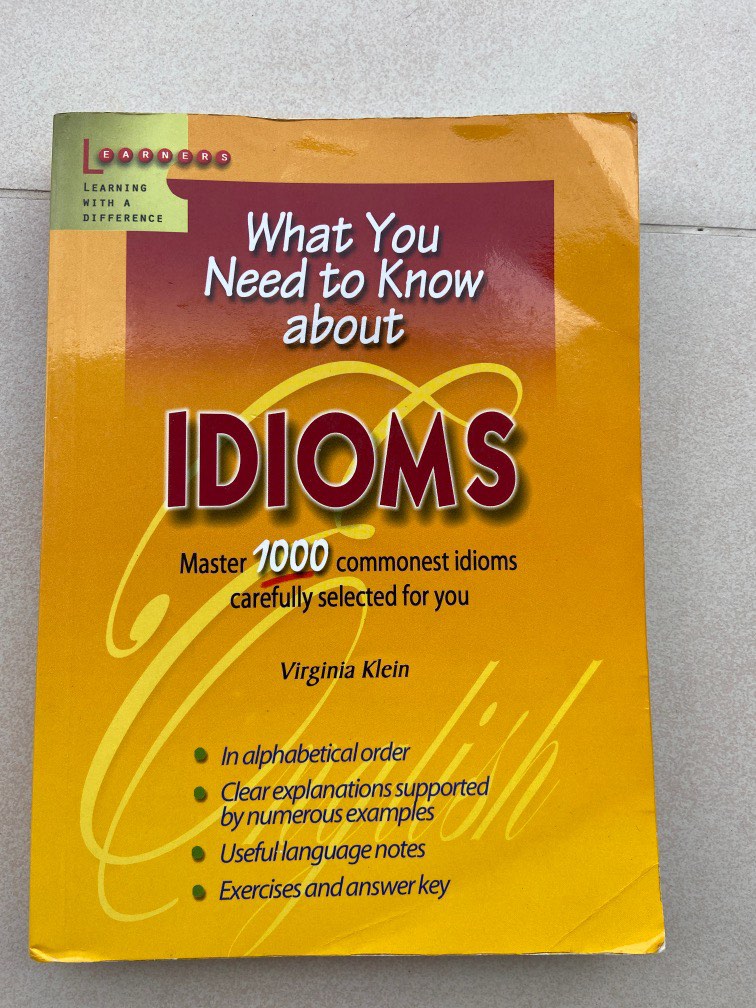 ENGLISH IDIOMS BOOK, Hobbies & Toys, Books & Magazines, Textbooks on ...