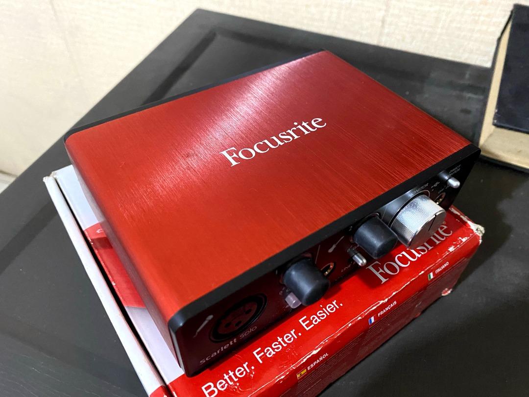 Focusrite Scarlette Gen 2 Audio Interface, Hobbies & Toys, Music ...