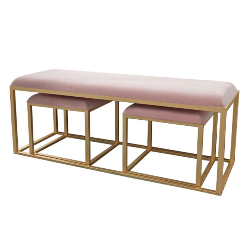 Free Installation Bench, brand new, gold legs, Furniture & Home Living ...