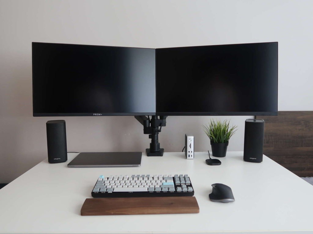 Everdesk Freedom Monitor Arm (Float Series): Double, Computers & Tech ...