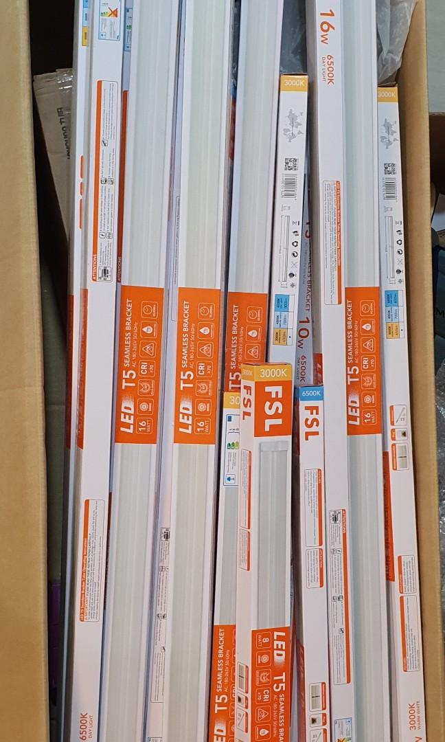 FSL T5 LED lighting 6500k 16w 10w and 8w, Furniture & Home Living, Lighting & Fans, Lighting on ...