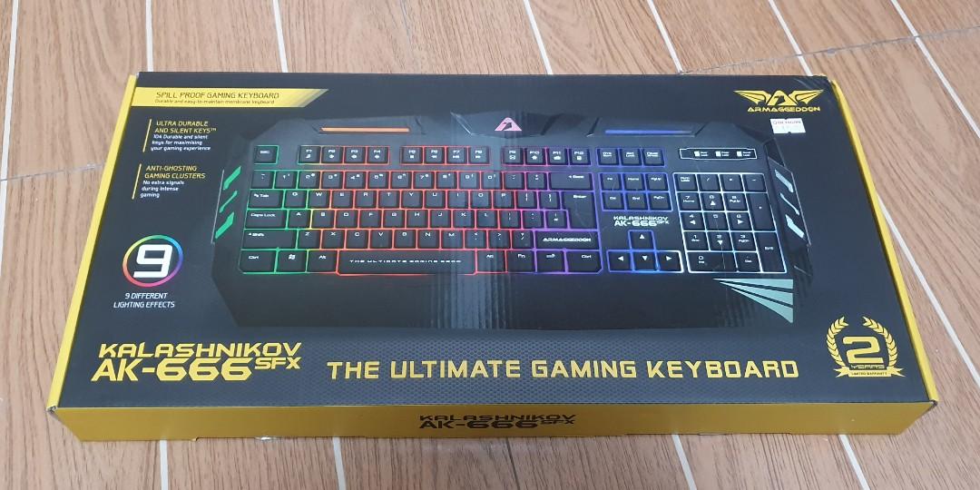 Gaming Keyboard Kalashnikov AK-666 SFX, Computers & Tech, Parts ...