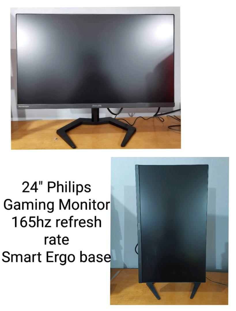 Gaming Monitor: Philips 24 inch IPS 165hz refresh rate wide viewing ...