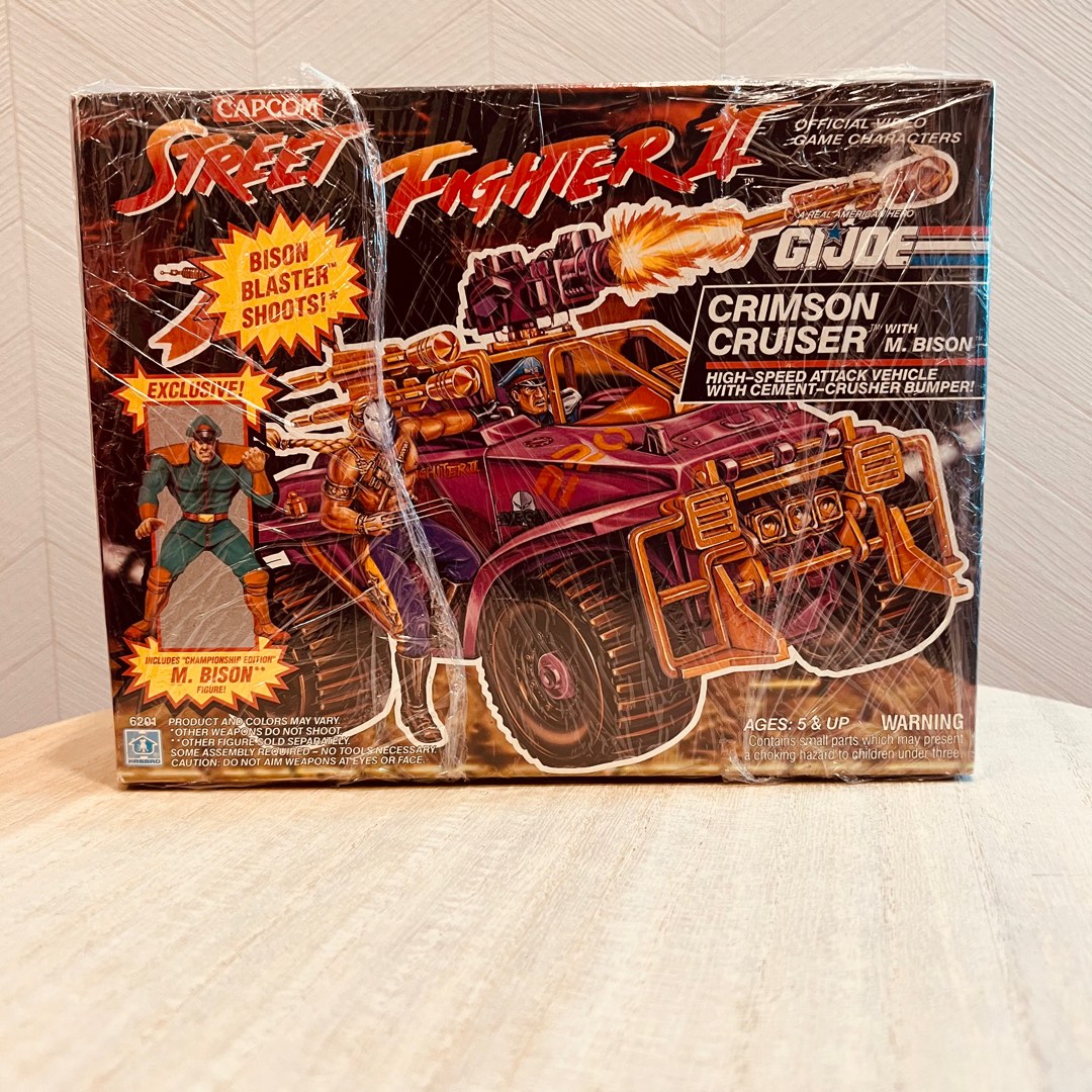 GI Joe Street Fighter II Crimson Cruiser With Championship M.Bison ...