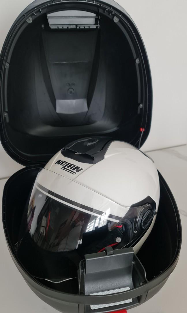 Givi B270N 27l monolock top case black with MP60N base plate, Motorcycles, Motorcycle ...