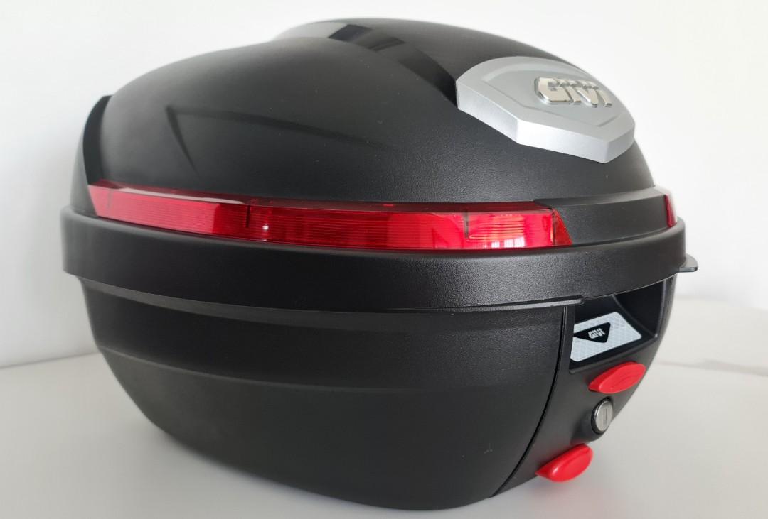 Givi B270N 27l monolock top case black with MP60N base plate, Motorcycles, Motorcycle ...