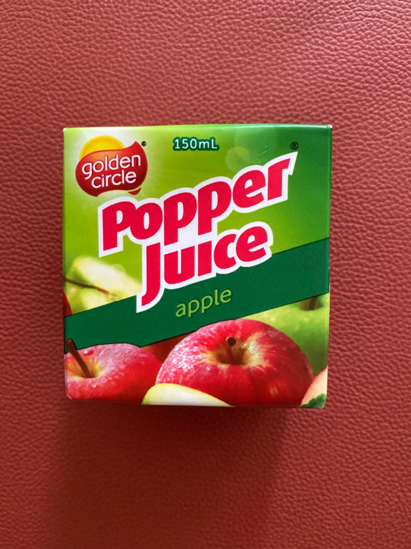 Golden circle popper apple juice 蘋果汁, 嘢食 & 嘢飲, 飲料 - Carousell