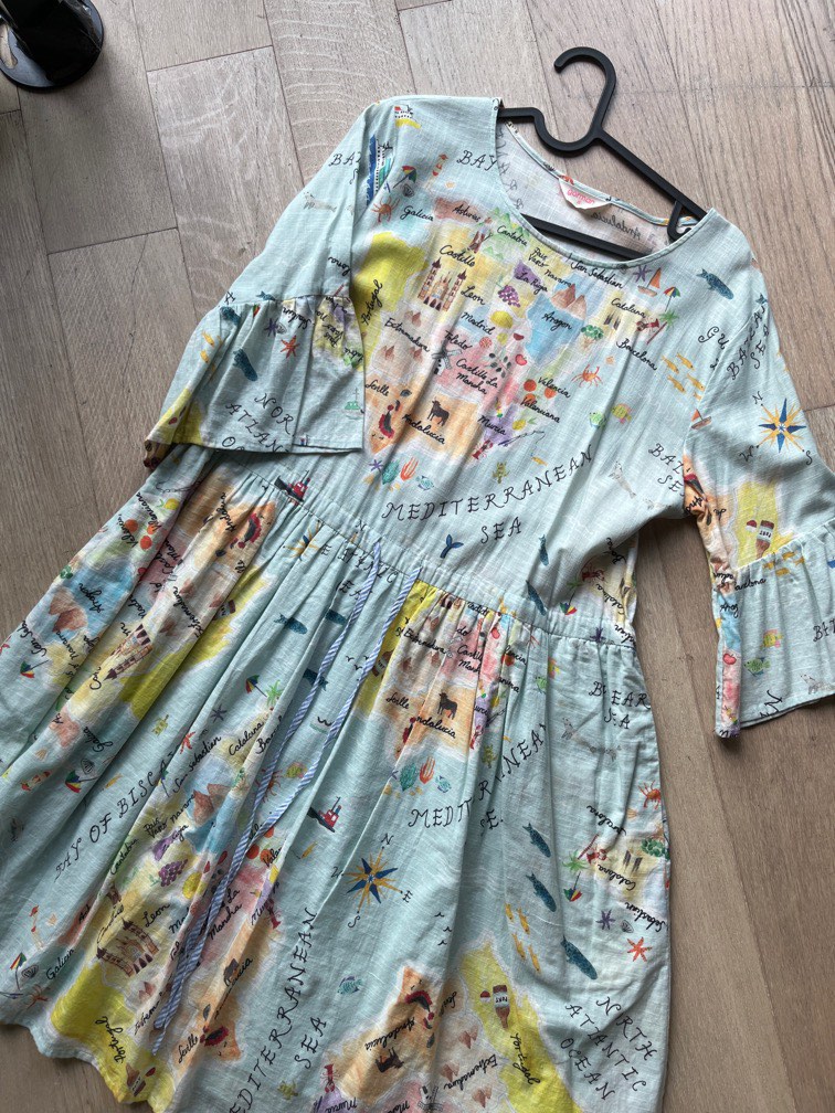 Gorman map dress, Women's Fashion, Dresses & Sets, Dresses on Carousell