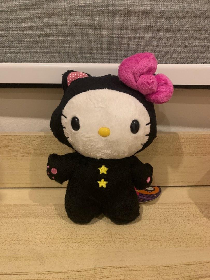 Halloween Hello Kitty Black Cat Reversible Plush, Hobbies & Toys, Toys ...
