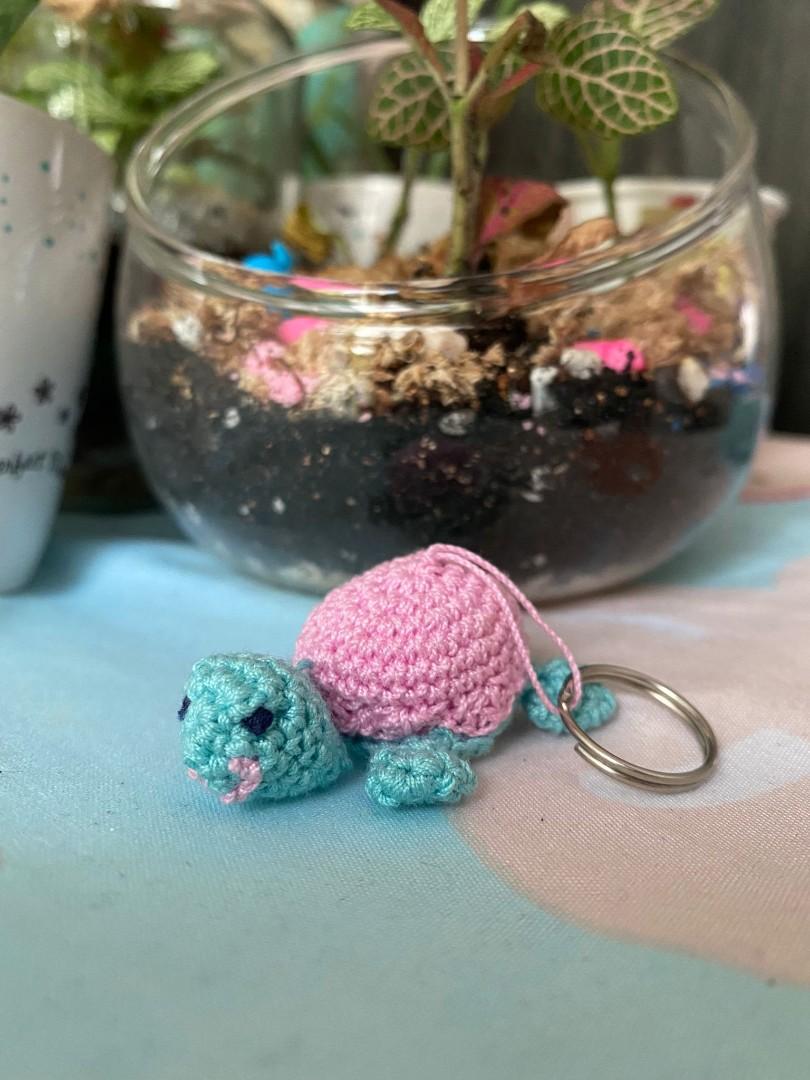 Handmade crochet turtle keychains!, Hobbies & Toys, Stationery & Craft ...