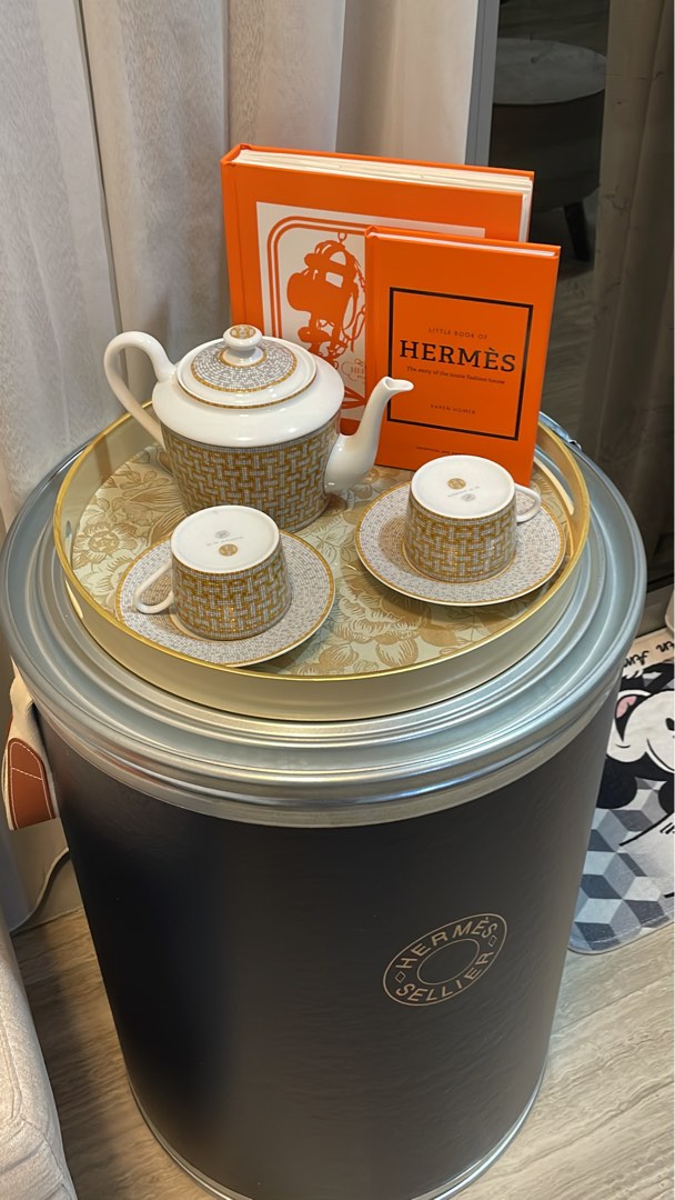 Hermes mosaique au tea set, Furniture & Home Living, Kitchenware ...