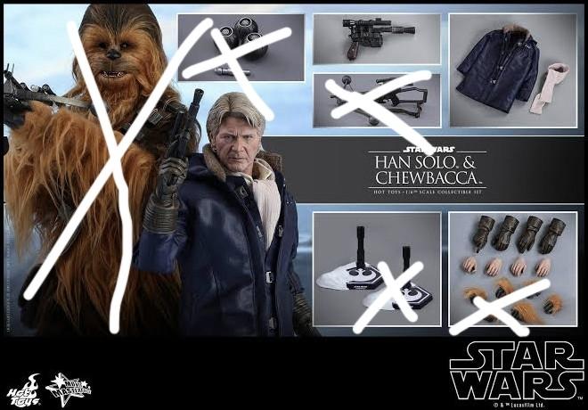Hot Toys Han Solo TFA from 2pack, Hobbies & Toys, Toys & Games on Carousell