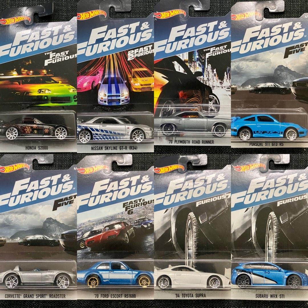 Hot Wheels Fast and Furious Complete Set, Hobbies & Toys, Toys & Games ...