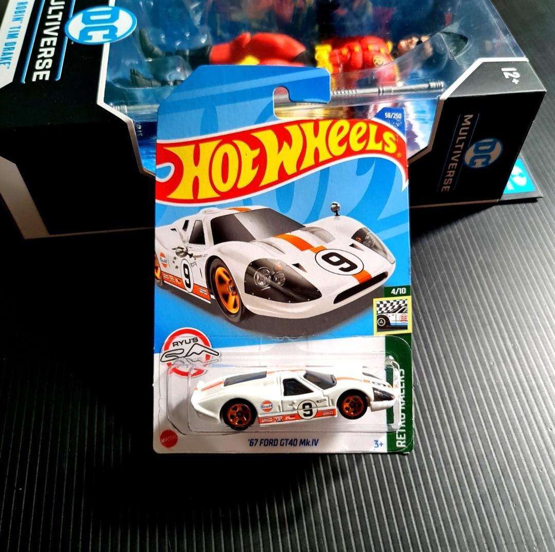 Hot Wheels Gulf '67 Ford GT40 Mk.IV ( White ) Hotwheels Retro Racers ...