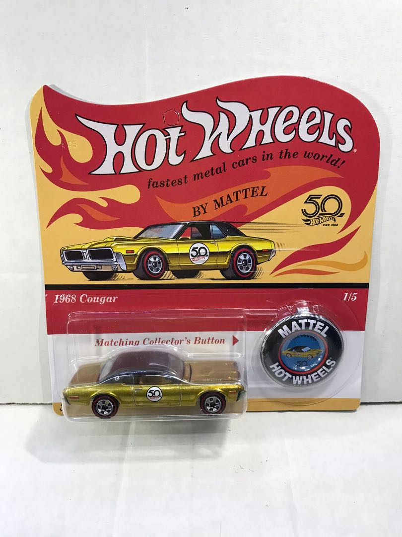 Hot wheels Hotwheels 1968 Cougar Classic, 興趣及遊戲, 玩具 & 遊戲類 - Carousell