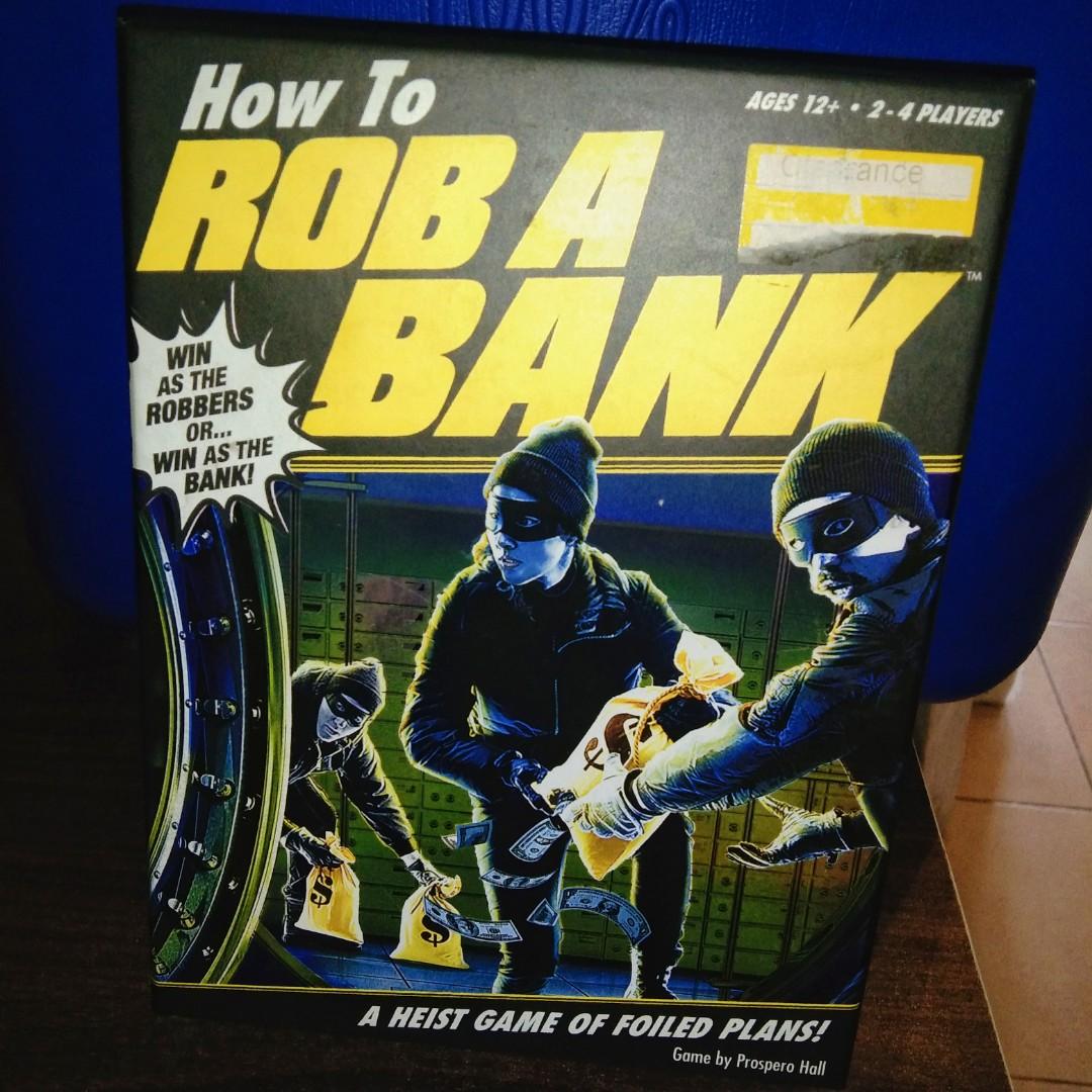 How to Rob a Bank( A Heist Game of Foiled Plans), Hobbies & Toys, Toys ...
