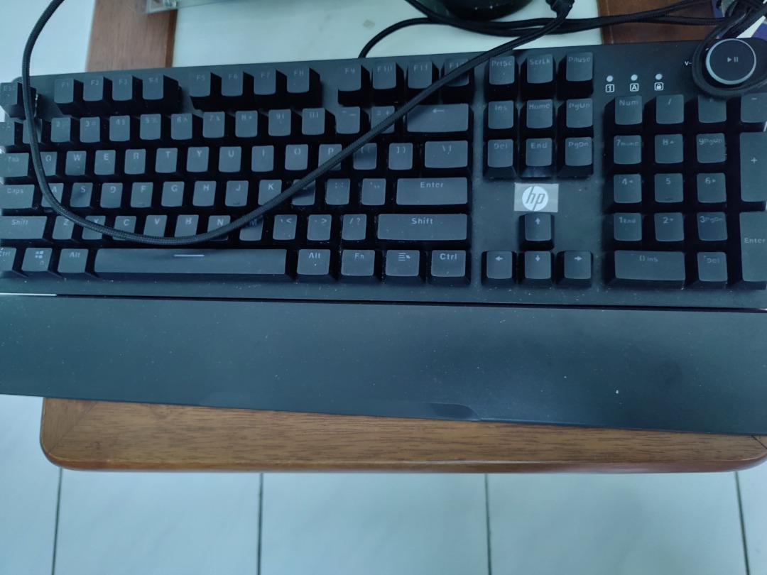 HP K10G Mechanical Keyboard-Blue Switch, Computers & Tech, Parts & Accessories, Computer ...