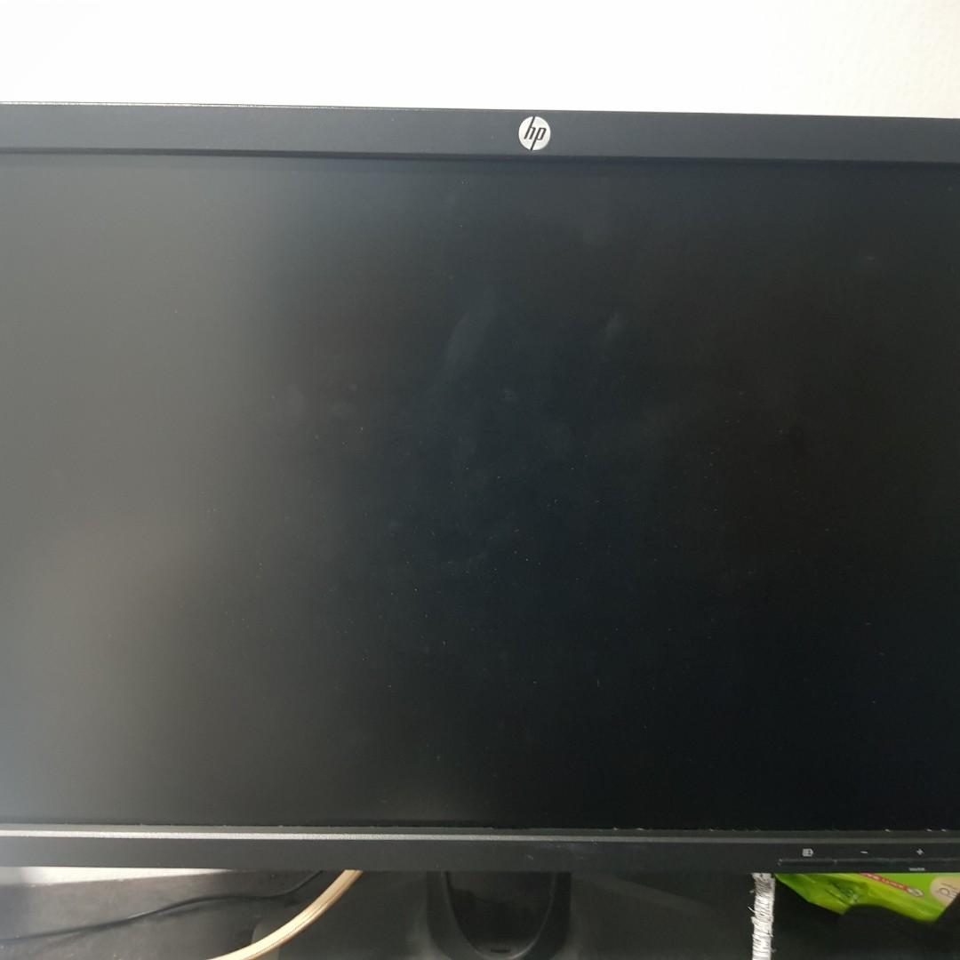 HP Monitor screen 24", Computers & Tech, Parts & Accessories, Monitor ...