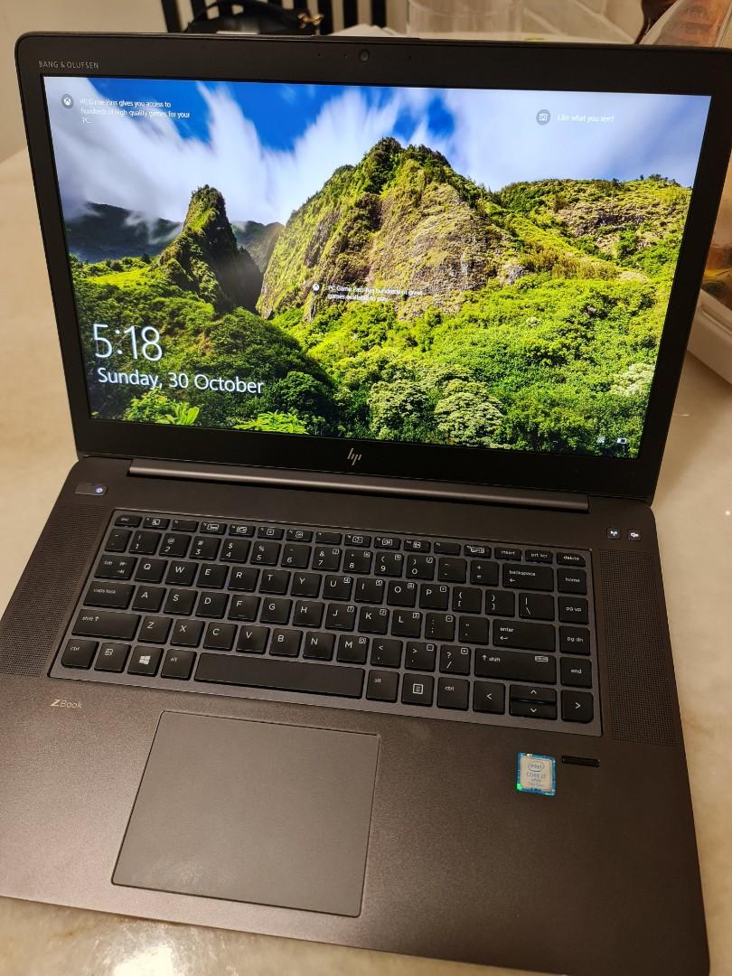 HP Zbook Studio G4 Mobile workstation, Computers & Tech, Laptops ...