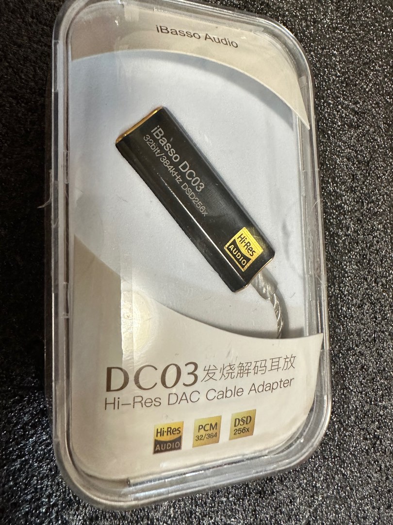iBasso DC03 Hi-Res DAC Cable Adapter, 音響器材, 可攜式音響設備 - Carousell
