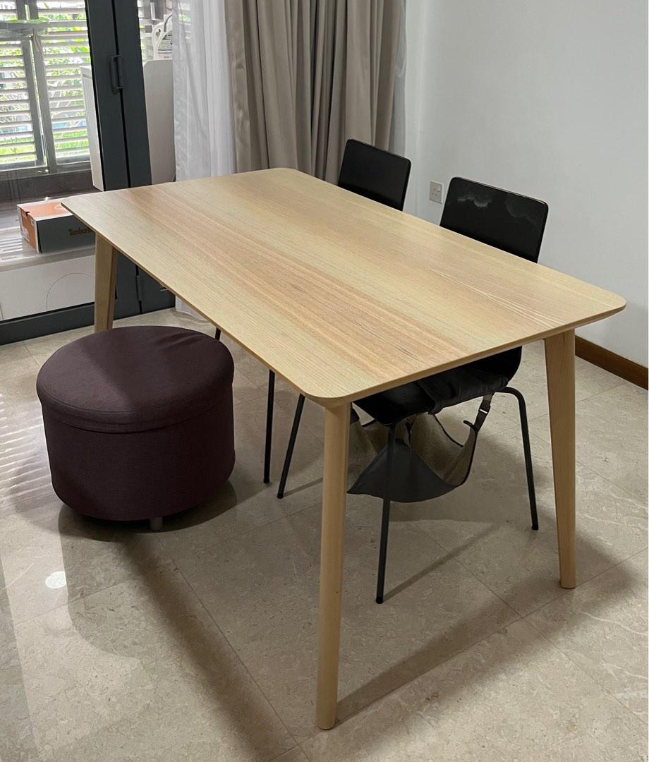 IKEA Lisabo Dining Table Set, Furniture & Home Living, Furniture ...
