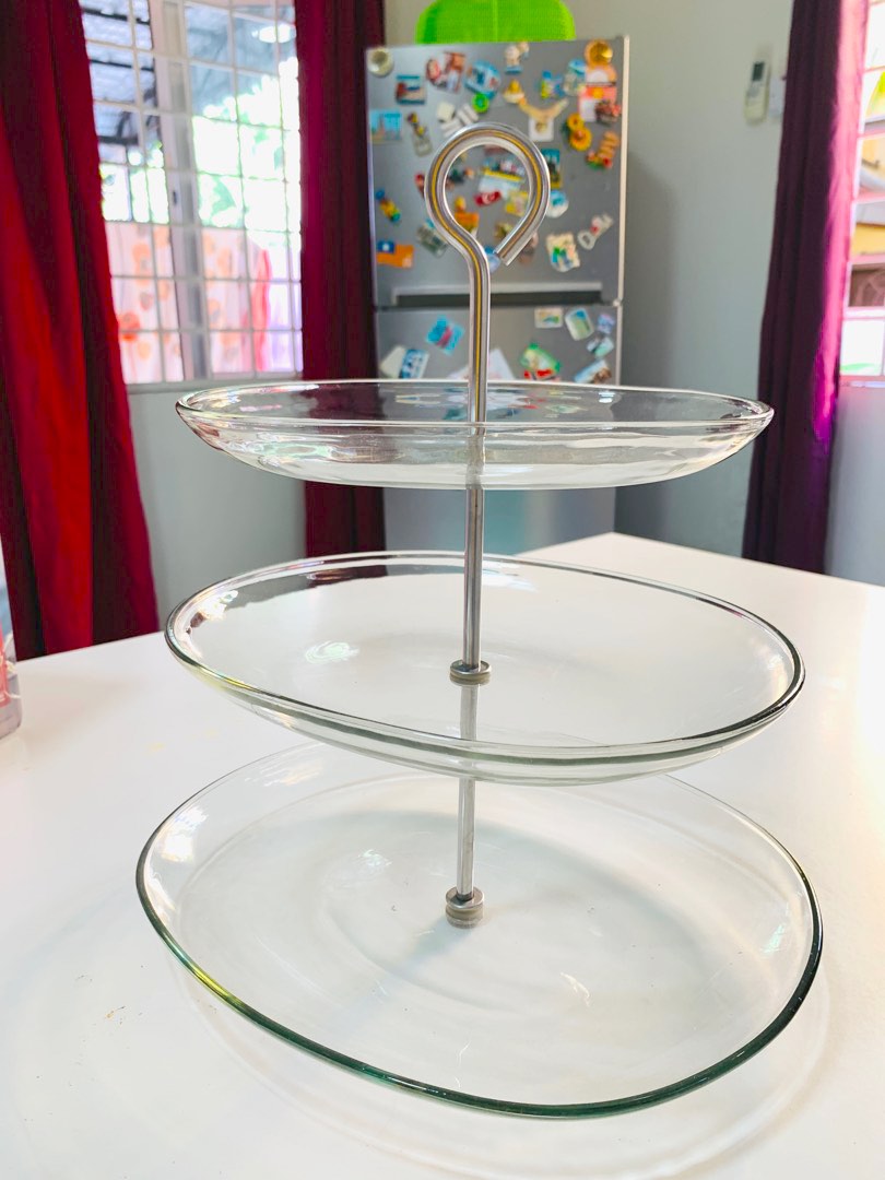 IKEA THREE TIERS SERVING STAND, Furniture & Home Living, Kitchenware ...